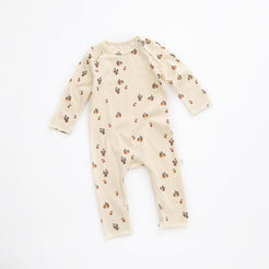 Earthy Long-sleeve Cotton Romper – My Earthy Baby
