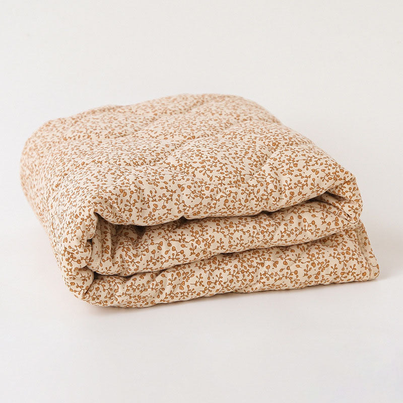 Just Fruits or Flowers Newborn Cotton Quilt – My Earthy Baby