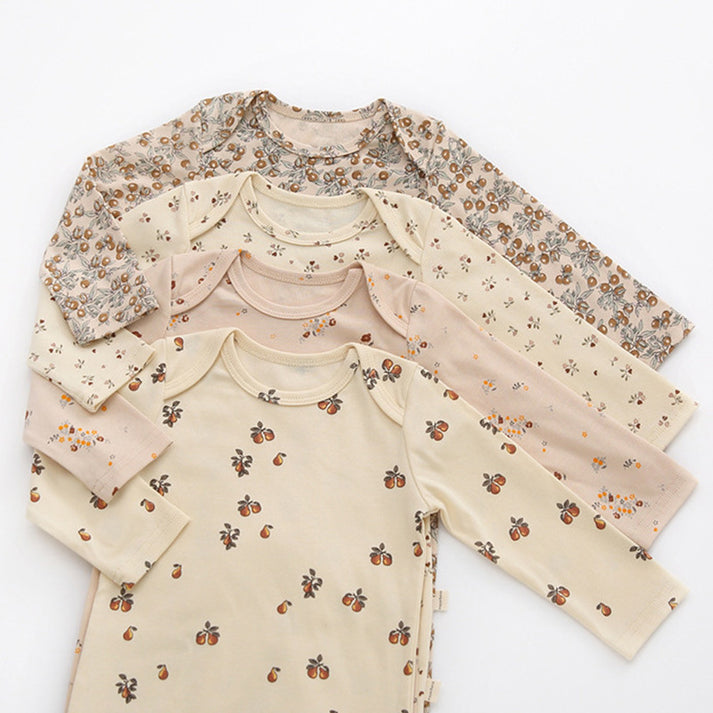 Earthy Long-sleeve Cotton Romper – My Earthy Baby